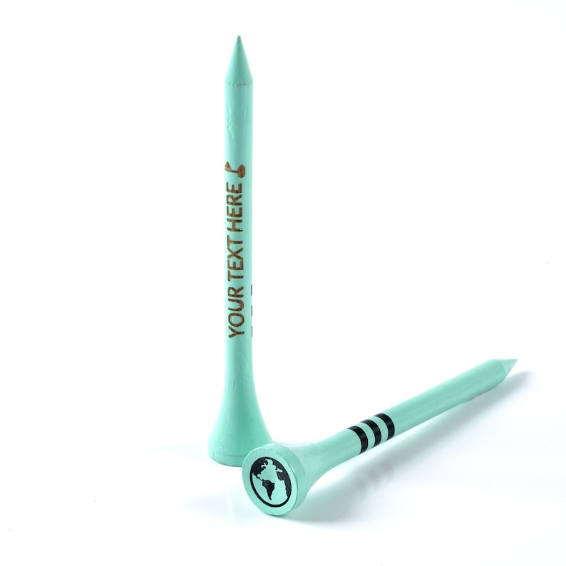 Green Swing Personalised Bamboo Golf Tees 70mm | Strong Sustainable ...
