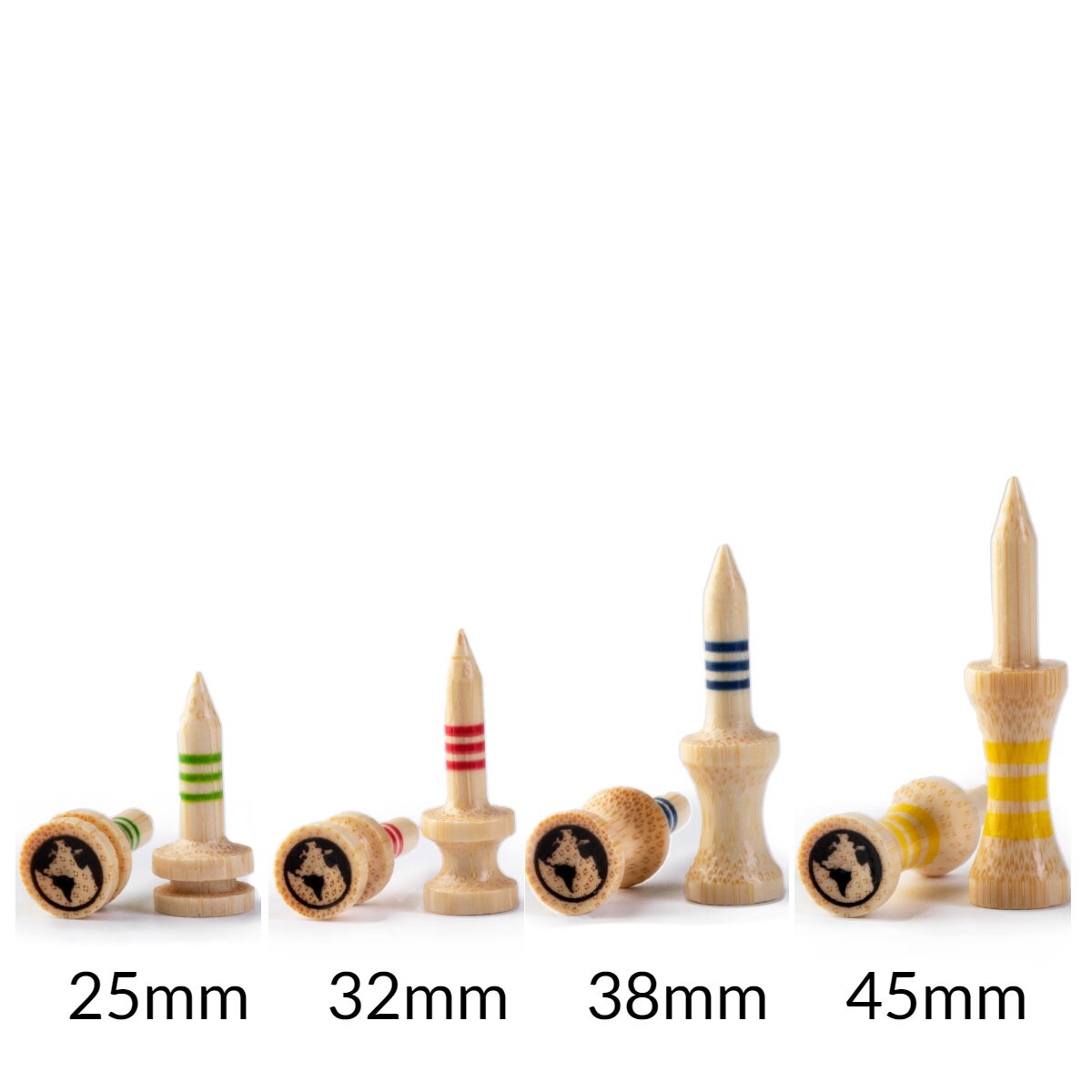 Green Swing Bamboo Castle Golf Tees | Strong Sustainable Biodegradable ...