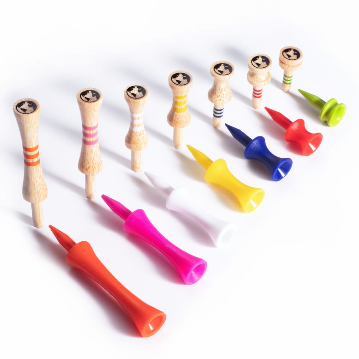 Green Swing Bamboo Castle Golf Tees | Strong Sustainable Biodegradable ...