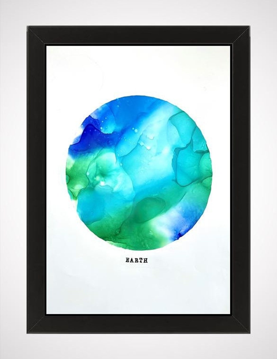 Earth Ink Abstract A3 - Etsy