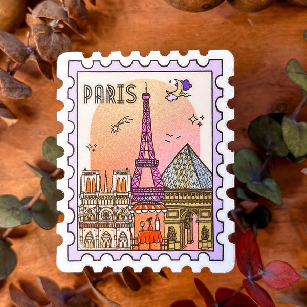 Paris Sticker - Etsy