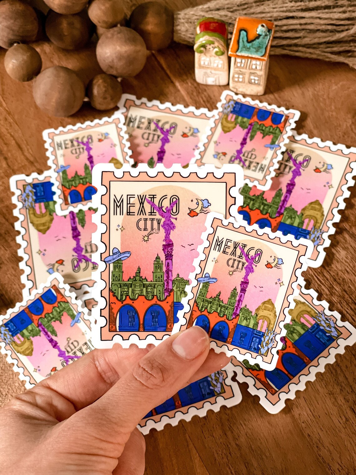 Mexico City Sticker Mexico City State Sticker Mexico Skyline - Etsy