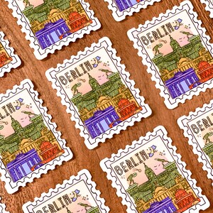 Berlin Germany Sticker Travel Stickers Berlin Germany - Etsy