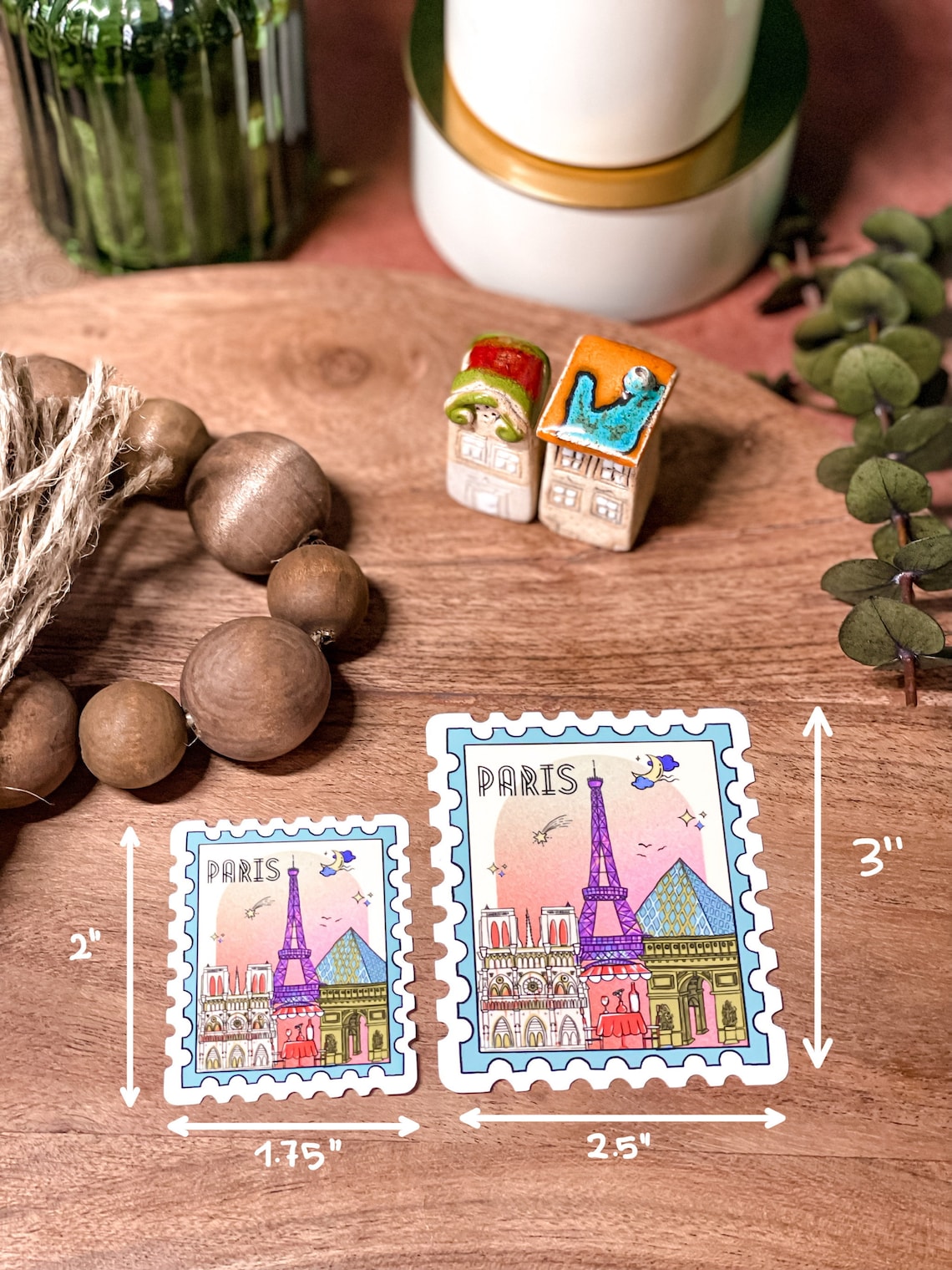 PARIS Sticker Paris France Sticker Paris Skyline Vinyl - Etsy