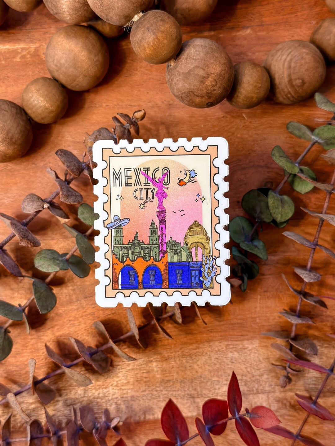 Mexico City Sticker, Mexico City State Sticker, Mexico Skyline Vinyl ...