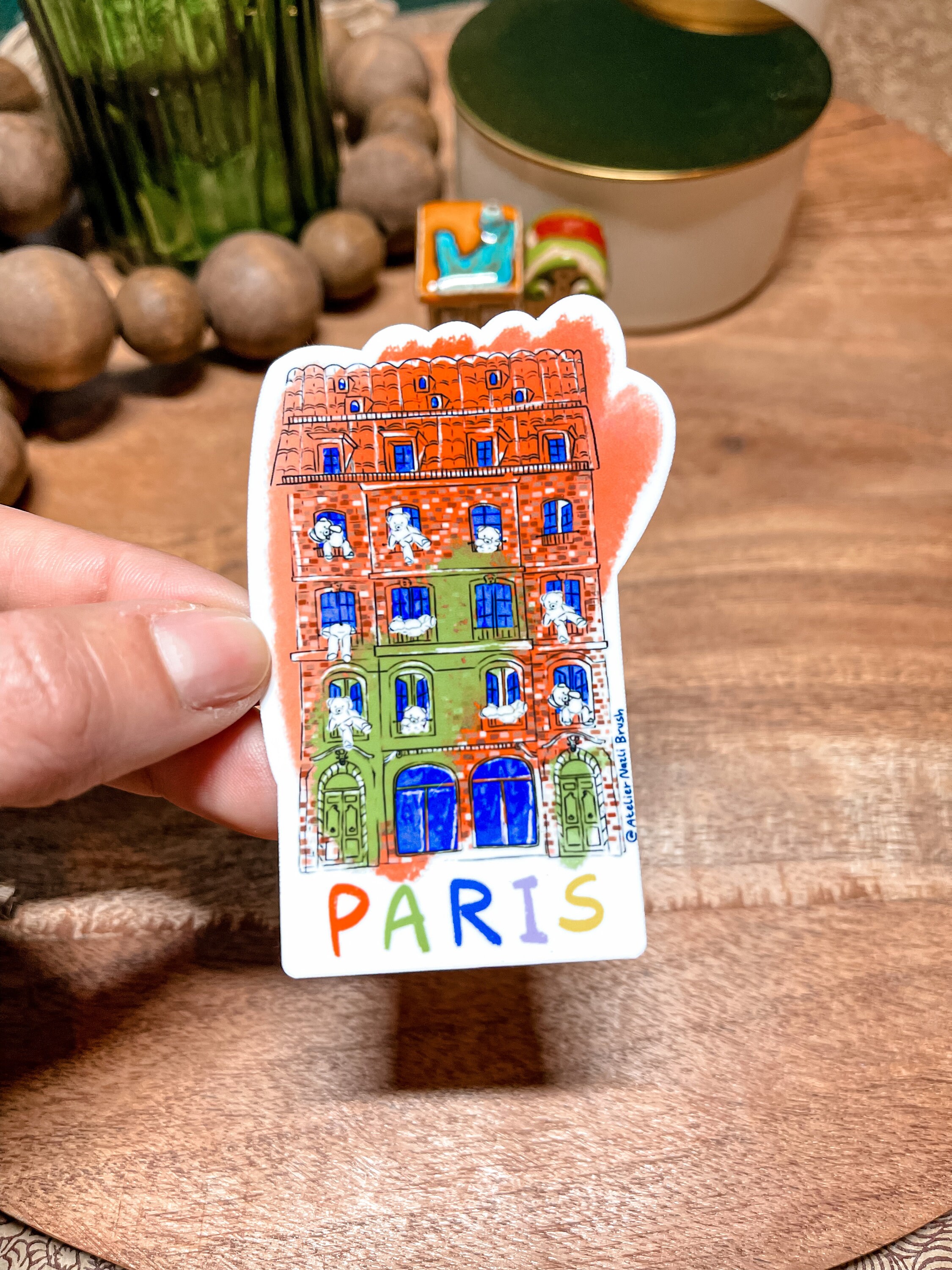 PARIS Sticker Paris France Sticker Paris Vinyl Sticker - Etsy