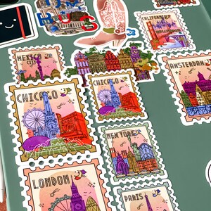 Chicago Sticker, Chicago City Sticker, Chicago Skyline Vinyl Sticker ...