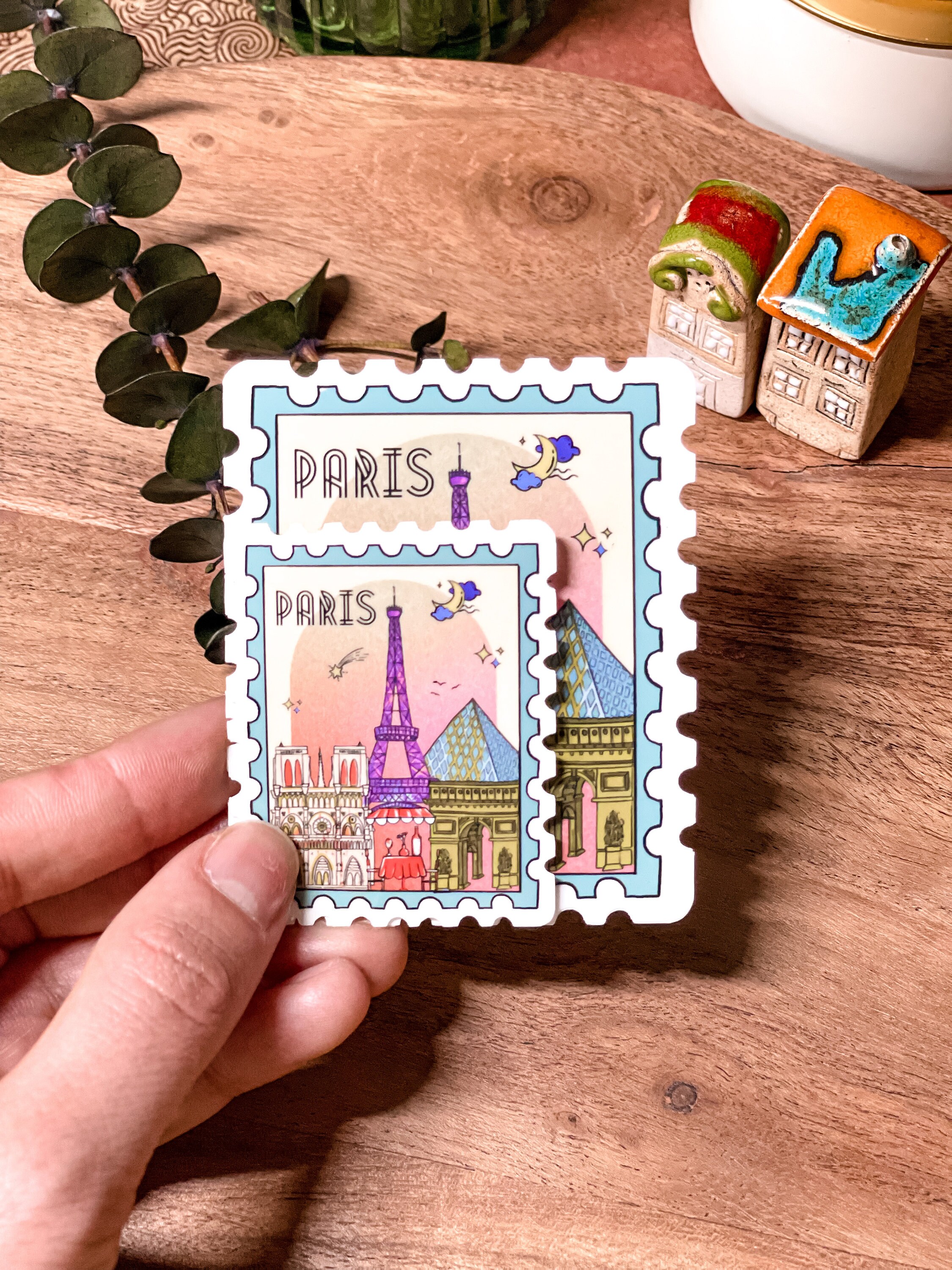 PARIS Sticker Paris France Sticker Paris Skyline Vinyl - Etsy