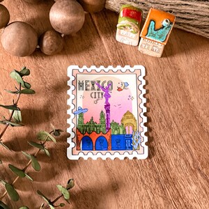 Mexico City Sticker, Mexico City State Sticker, Mexico Skyline Vinyl ...