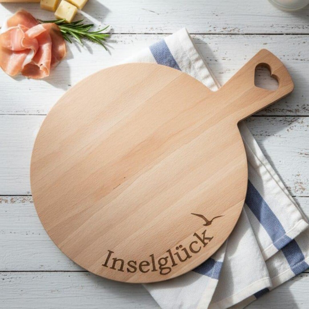 Round Island-shaped Board | Island Bliss & Seagull | Breakfast Board ...