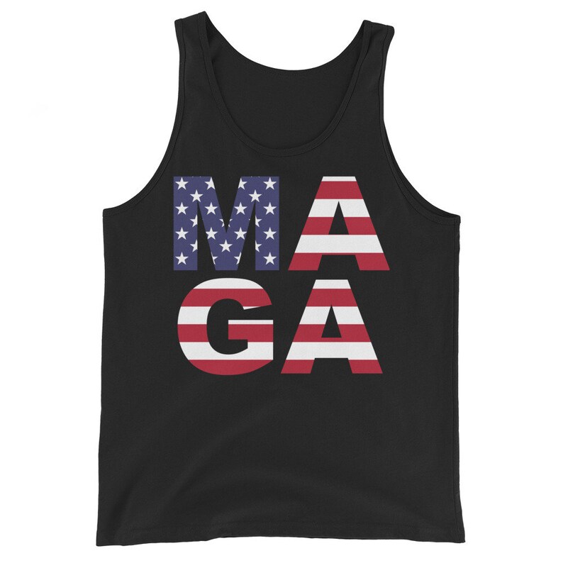 Flag MAGA Tank Trump 2024 MAGA GOP Republican Election 2024 4th of July ...