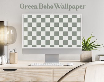 Aesthetic Minimalist Boho Digital Wallpaper MacBook Desktop Laptop ...
