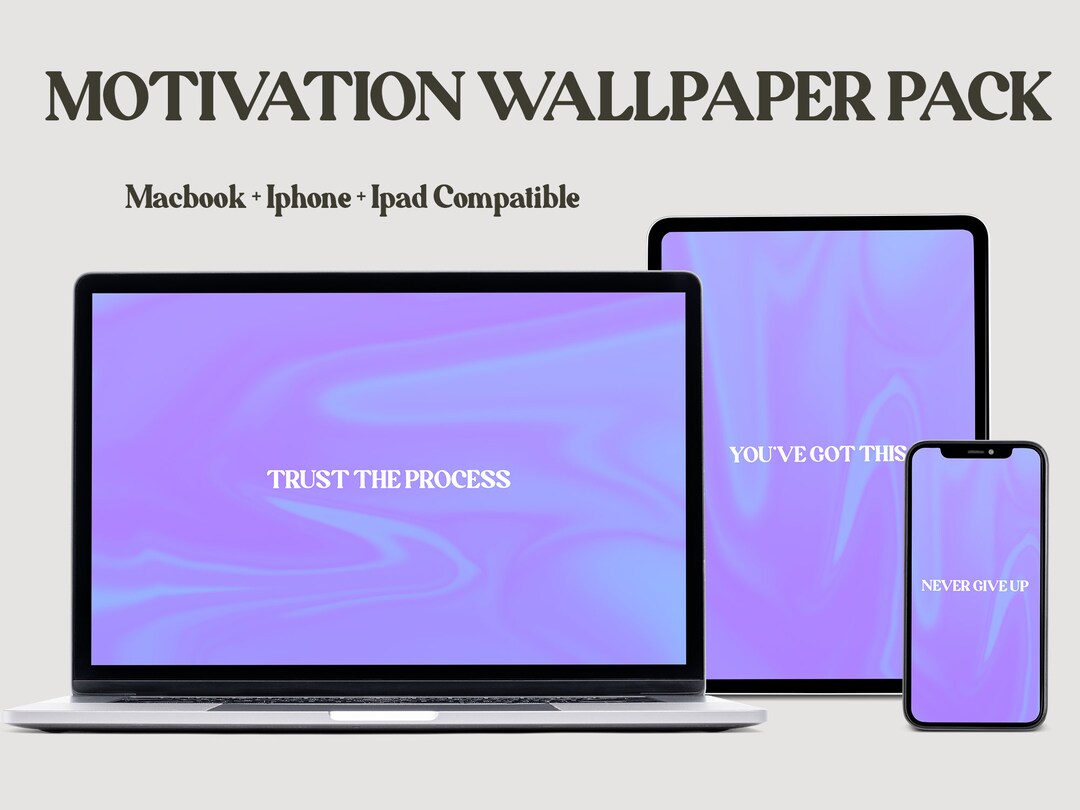 Gradient Wallpaper Quote Background Pack, 9 Inspiration Wallpapers ...