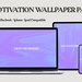 Gradient Wallpaper Quote Background Pack, 9 Inspiration Wallpapers ...