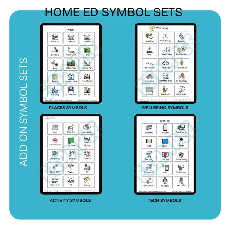 Wellbeing Symbols - Visual Schedule for Home Schooling Additional ...