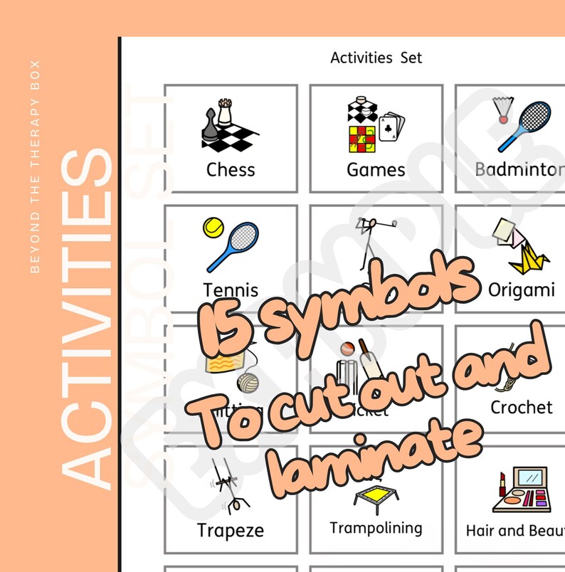 Activity Symbols - Visual Schedule for Home Schooling Additional ...