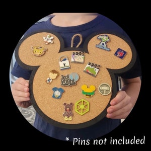 Mickey Mouse Pin Board / Corkboard / Pinboard / Pin Collection Display ...