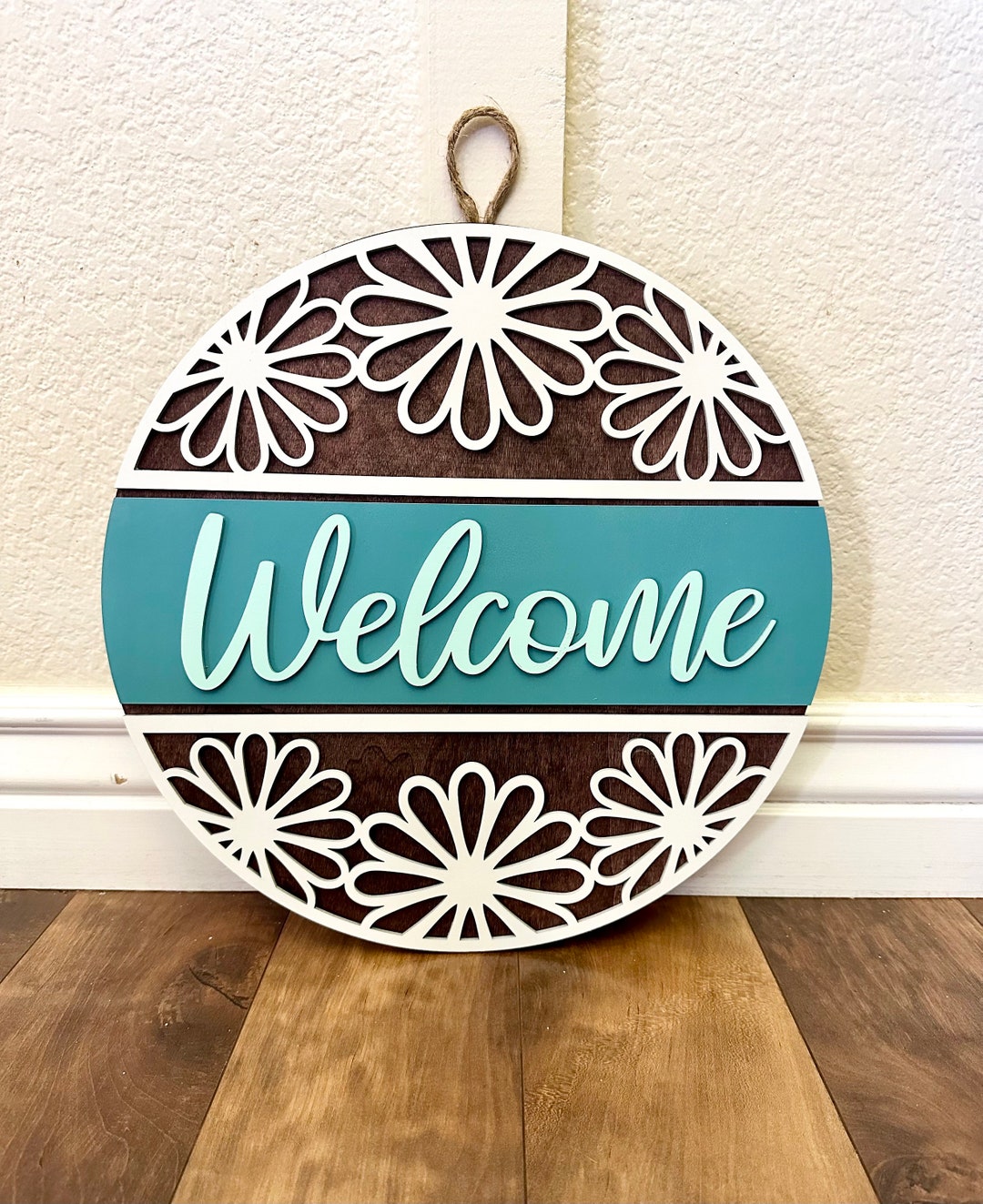 Welcome Door Sign / Door Hanger - Etsy