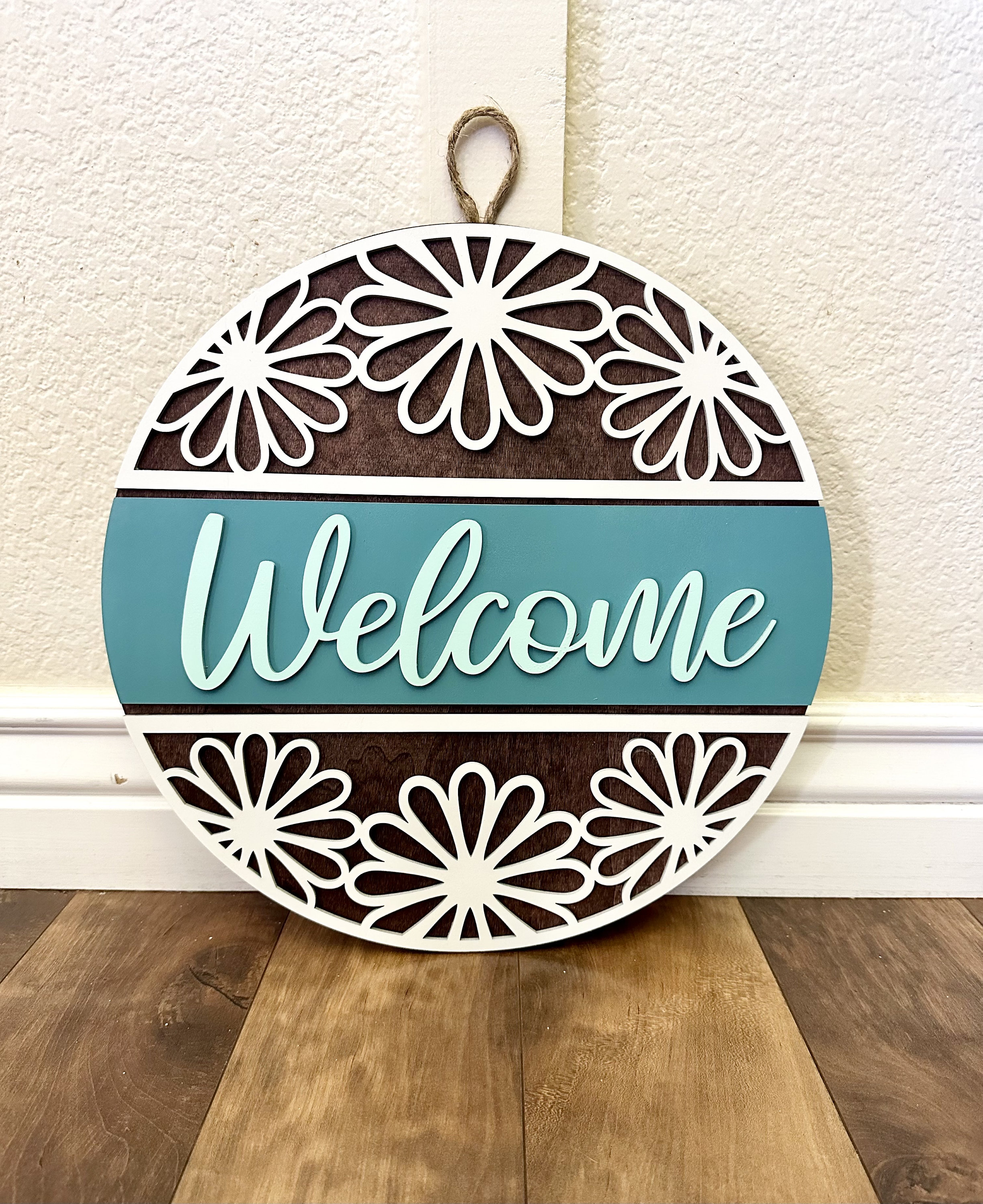 Welcome Door Sign / Door Hanger - Etsy