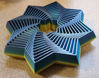 3d Printed Fidget Star - Etsy