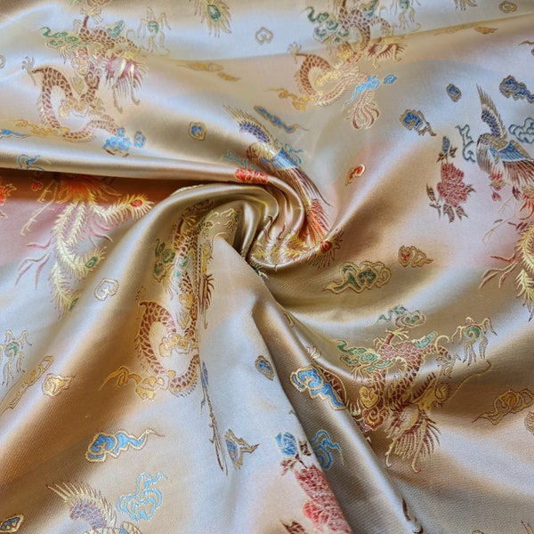 Chinese Silk Fabric - Etsy