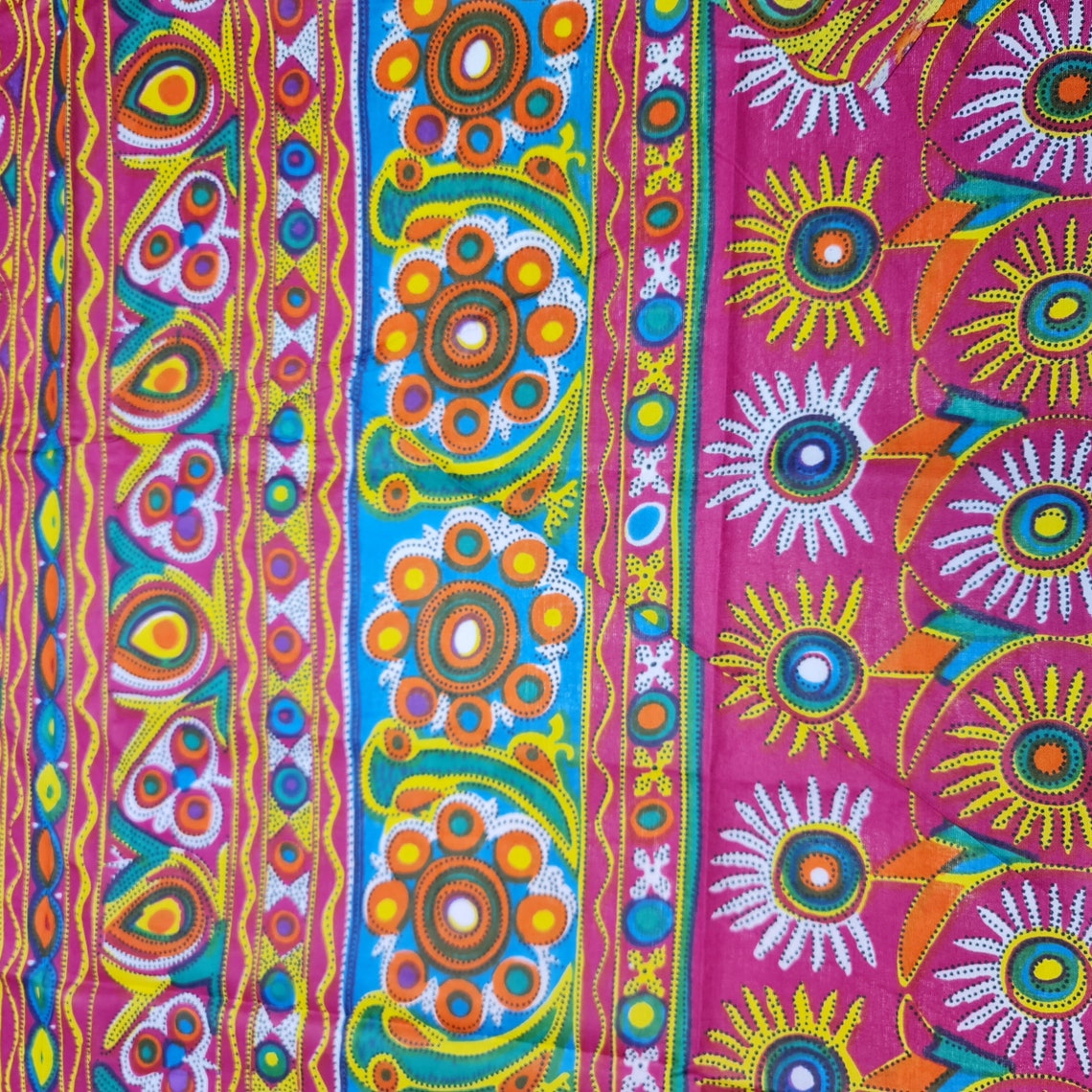 Cotton Indian Ethnic Rajasthani Print Suzani Rangoli Boho - Etsy UK