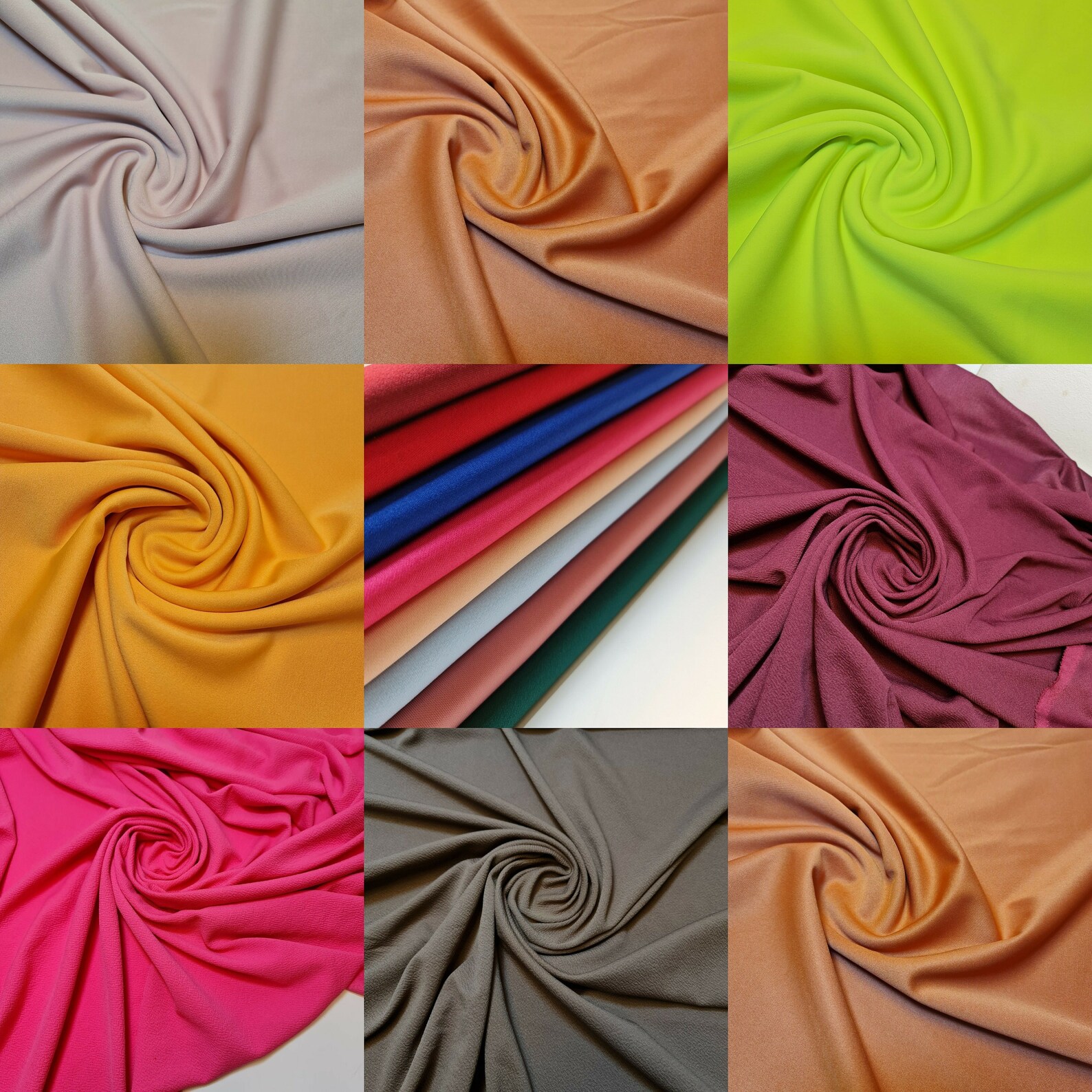 Scuba Crepe Stretch Jersey Fabric – Body Sculpting Material for ...