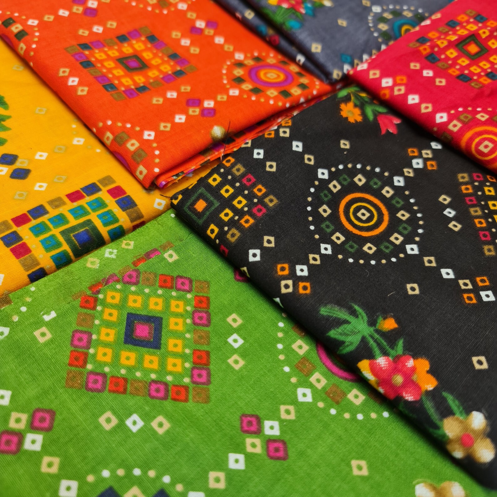 Cotton Indian Ethnic Rajasthani Print Suzani Rangoli Boho | Etsy UK