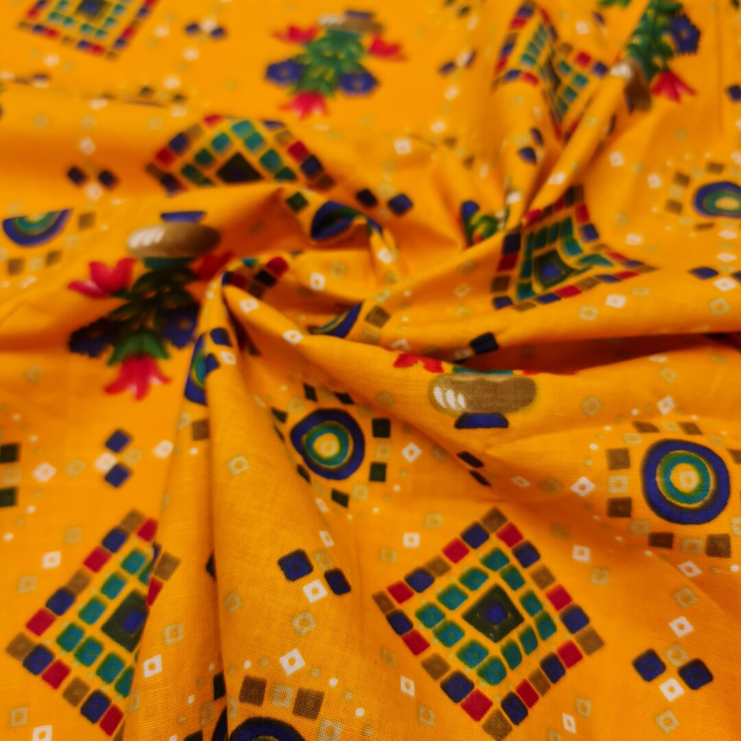 Cotton Indian Ethnic Rajasthani Print Suzani Rangoli Boho Banjara ...