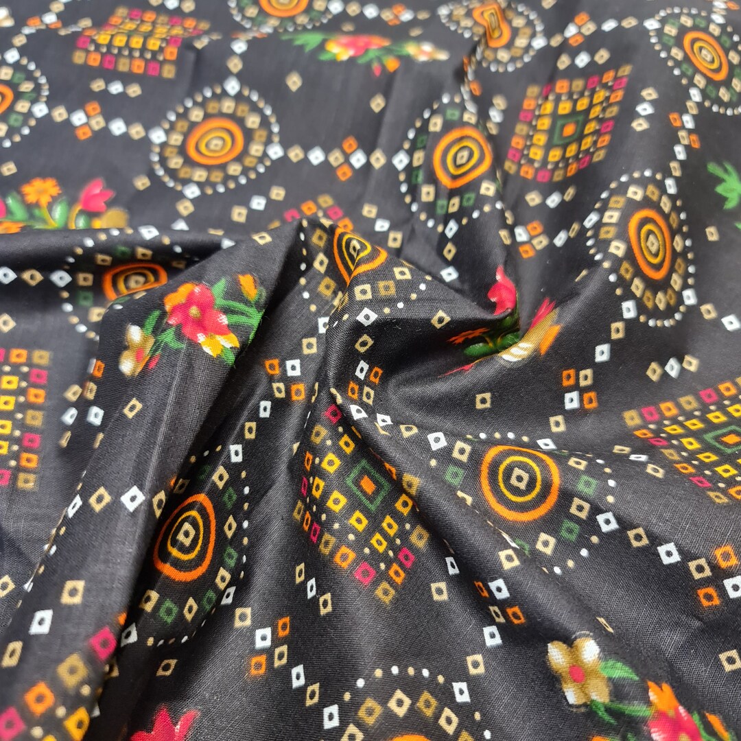Cotton Indian Ethnic Rajasthani Print Suzani Rangoli Boho Banjara ...
