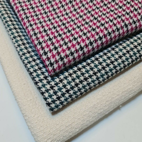 Dog Tooth Check Fabric - Etsy