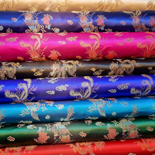 Chinese Silk Fabric - Etsy