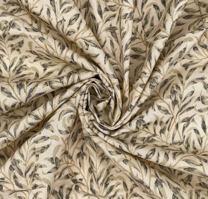 William Morris Cotton Fabric Classic Victorian Prints Crafty ...