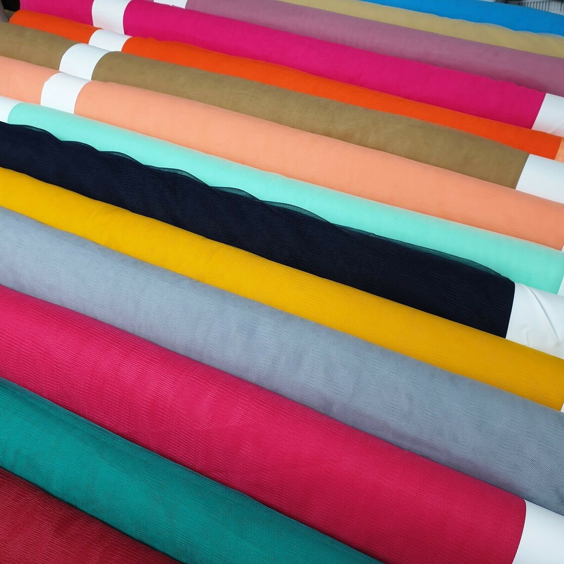 Premium Quality Power Net 2 Way Stretch Mesh Sheer Fabric - Etsy UK