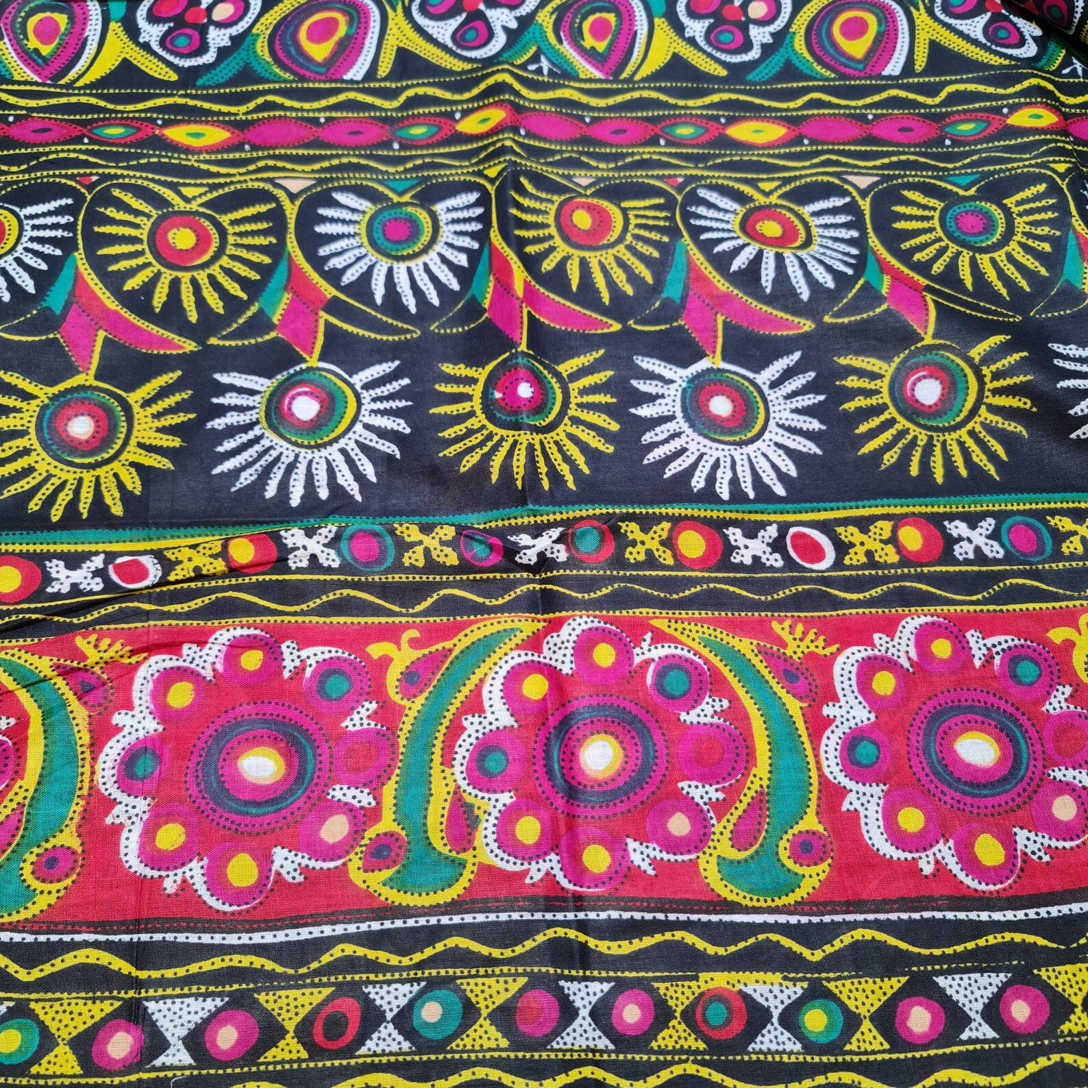 Cotton Indian Ethnic Rajasthani Print Suzani Rangoli Boho Banjara ...