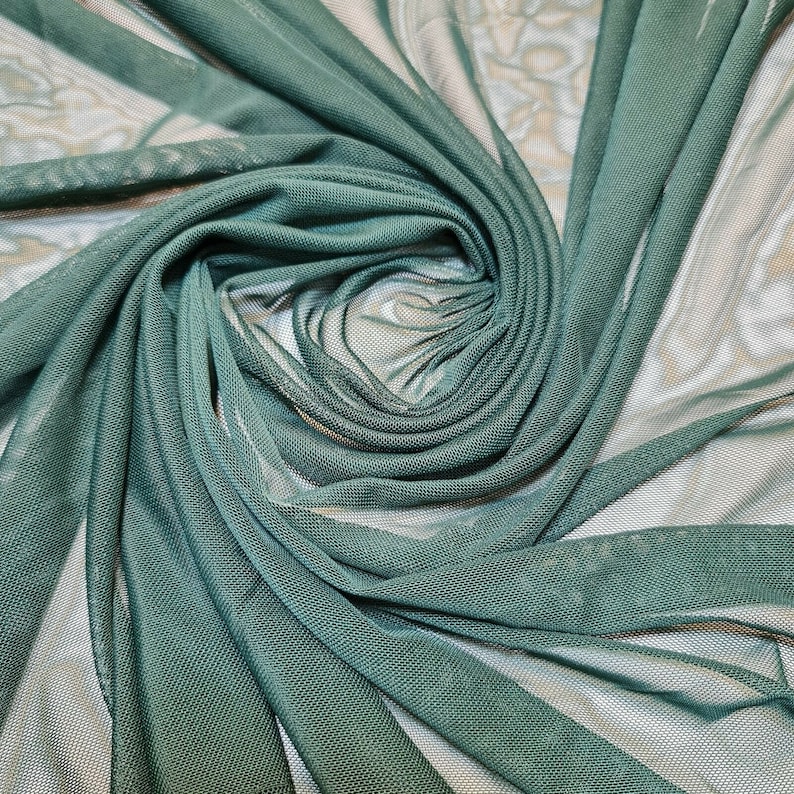 Power Net Fabric Premium Sheer 4 Way Stretch Mesh Lining | Etsy
