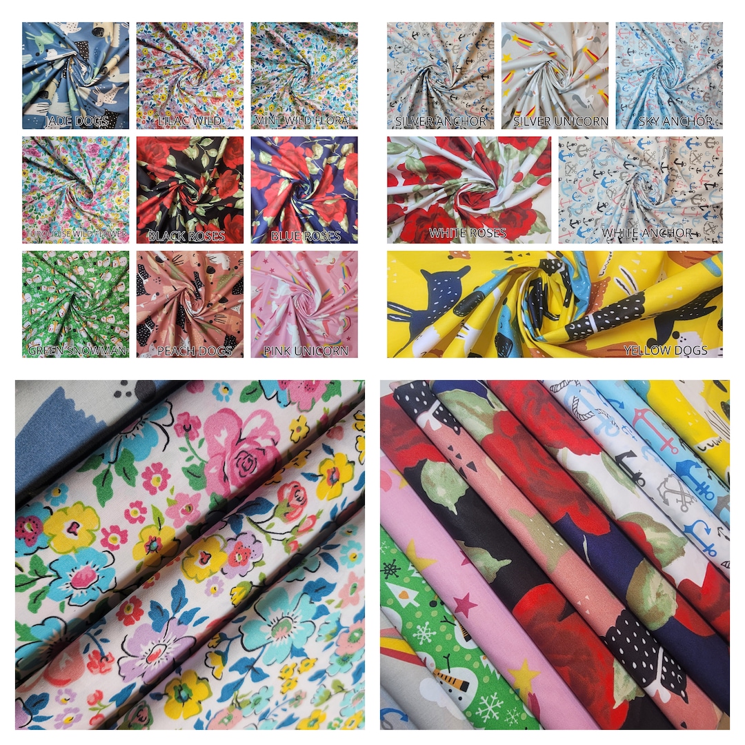 CLEARANCE* ORGANIC 100% Cotton Fabric Material Quilting Dress Fabric 44 ...