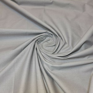 Extra Wide 100% Cotton Sheeting Fabric – 240cm Solid Plain Colour ...