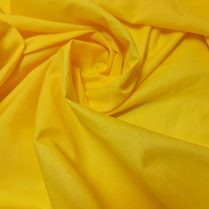 Plain Polycotton Fabric Poplin Dress Craft Costume Quit Lining Material ...