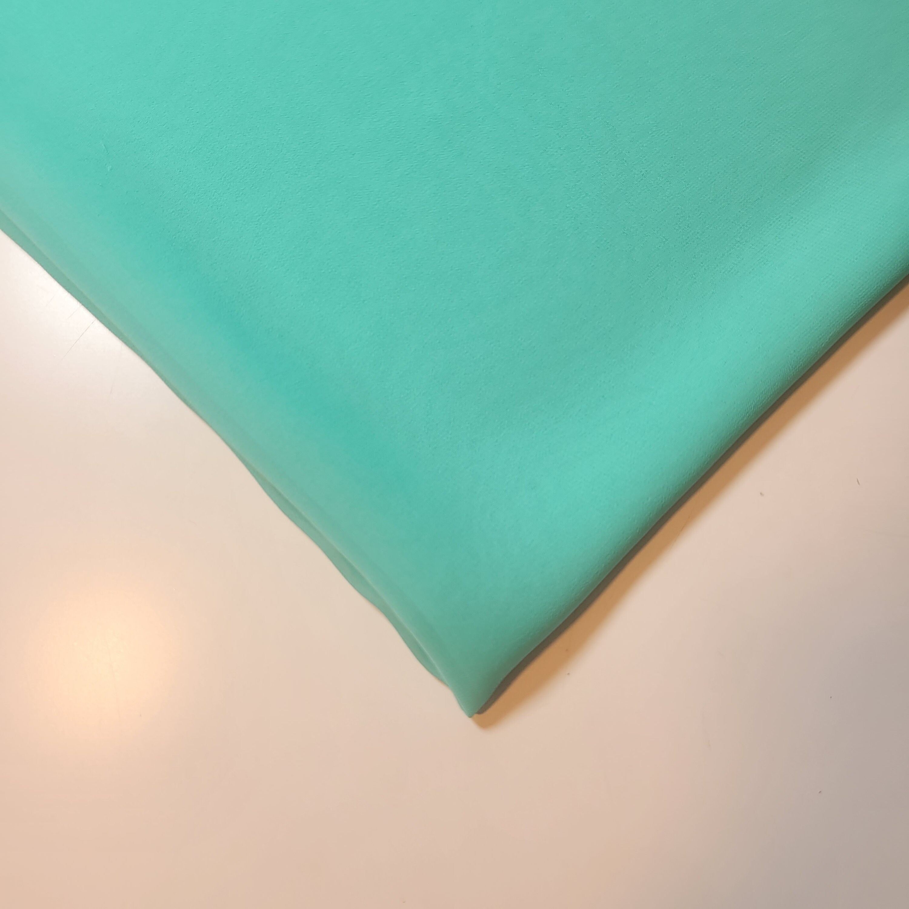 AQUA Sheer Poly Crepe Chiffon Fabric – Semi-transparent Lightweight ...