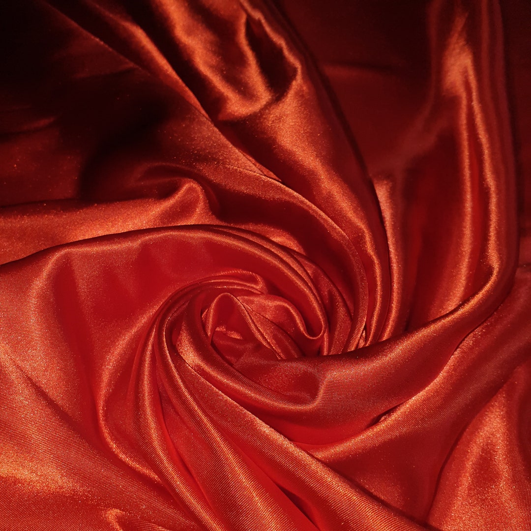 100% Polyester/poly Silk Silky Satin Fabric, Dressmaking, Wedding, Prom ...