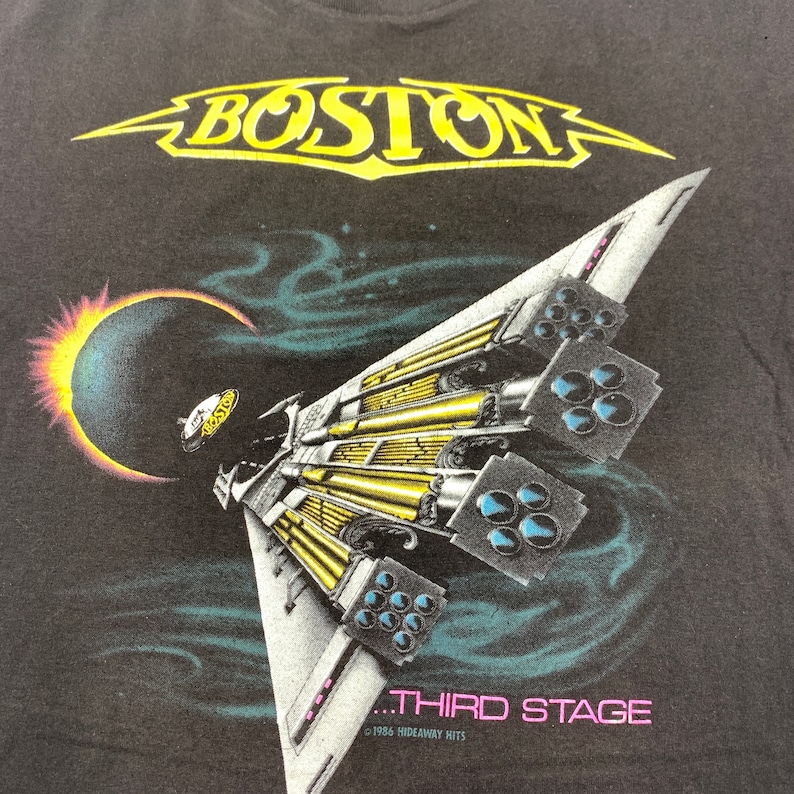 1987 Boston Third Stage Tour T-shirt Size Large Made in USA - Etsy