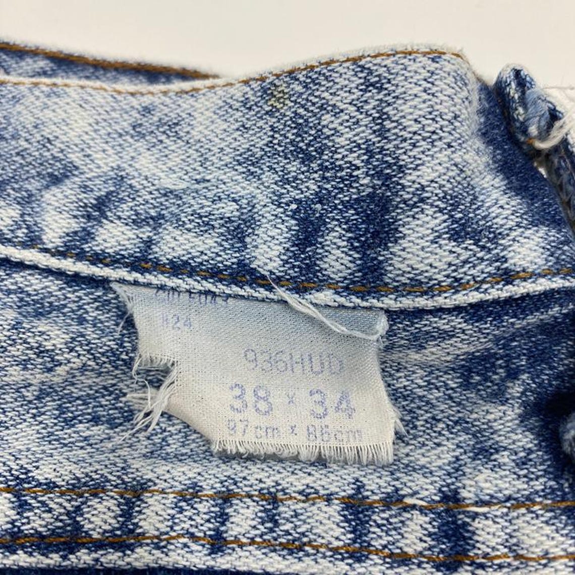Vintage Wrangler Acid Wash Style 936HUD 80s Jeans Made in USA Scovill ...