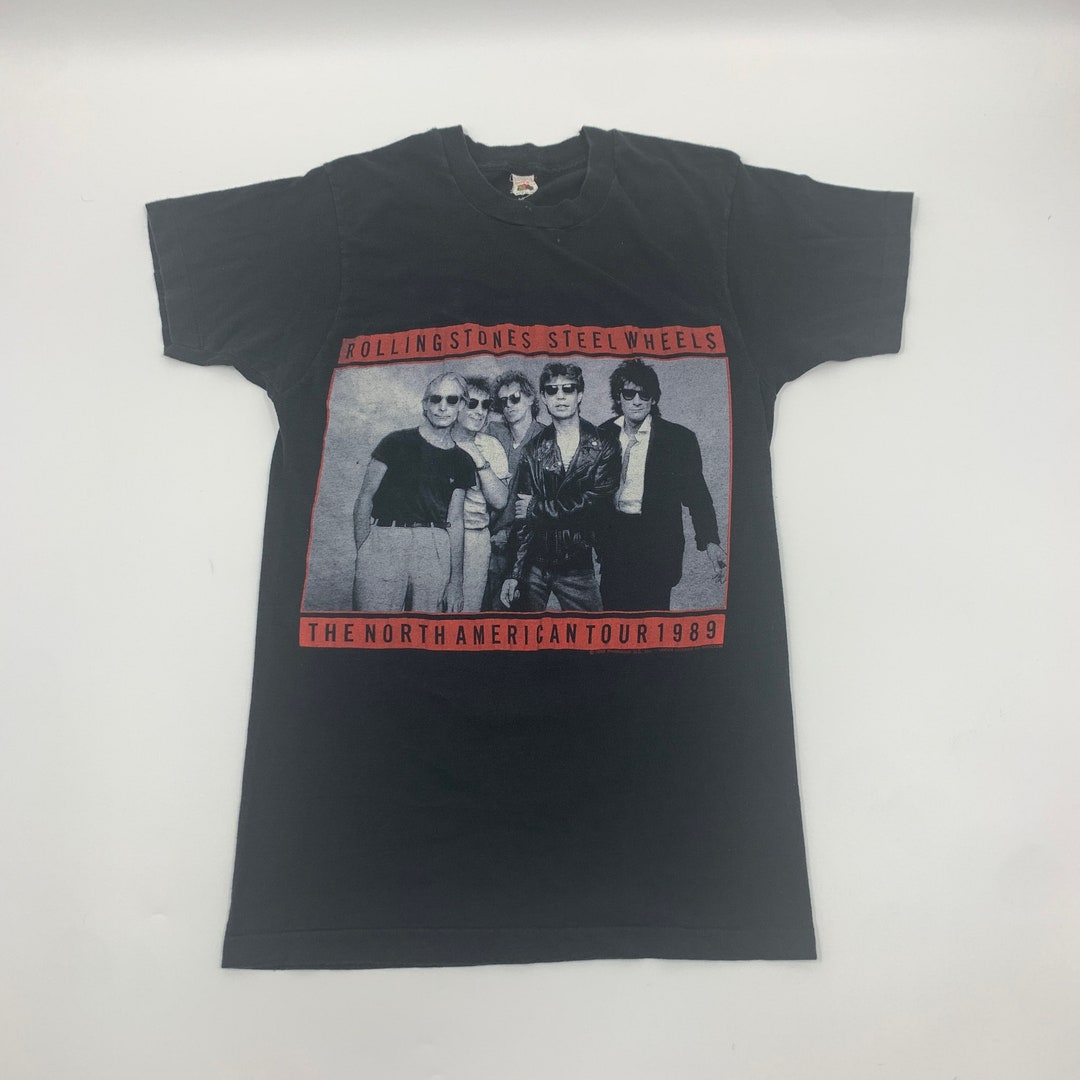1989 Rolling Stones Steel Wheels Tour T-shirt - Etsy