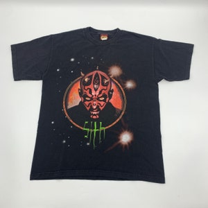 Vintage 1990s Darth Maul Star Wars Episode 1 Promo T shirt Movie Promo the Dark Side Vintage Star Wars Etsy Canada