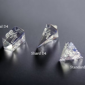 Dnd Sharp Edge Dice Mold- Various D6 and D4 Shapes Available - Etsy
