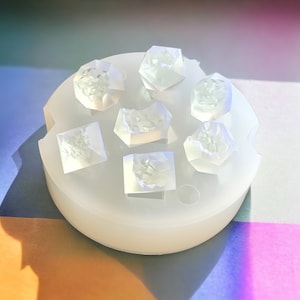 Dnd Dice Mold Set With Blanks/geode Mold- Various D6 and D4 Shapes ...