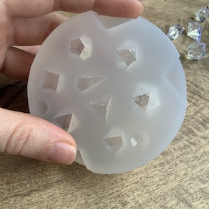 Tiny 7PCS Dice Mould + Extra D4 (various D4 Shapes Available) - Etsy