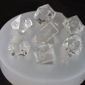 Dnd Sharp Edge Dice Mold- Various D6 and D4 Shapes Available - Etsy