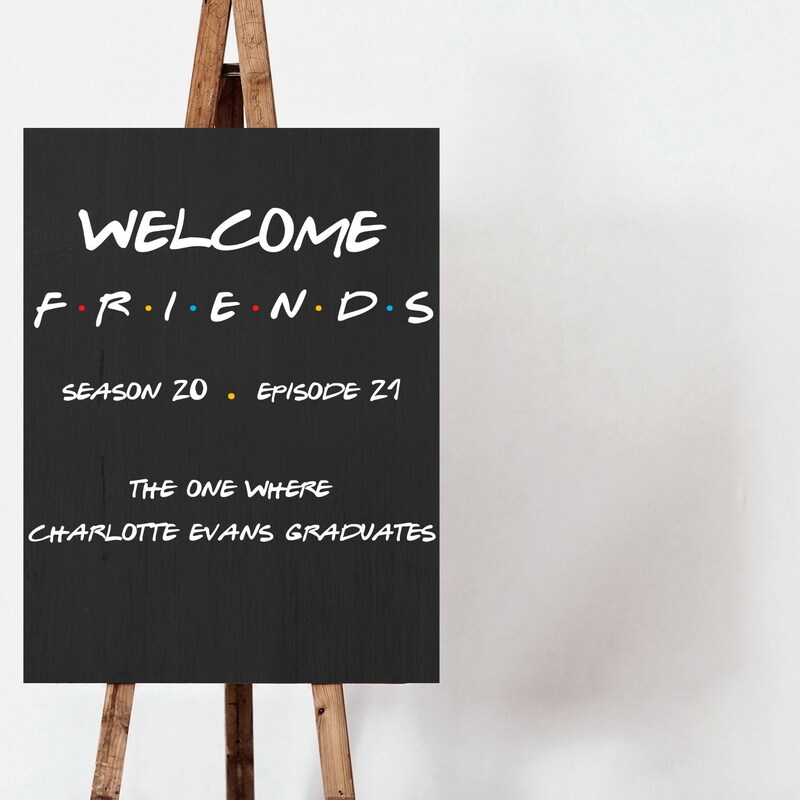 Friends Graduation Banner - Etsy